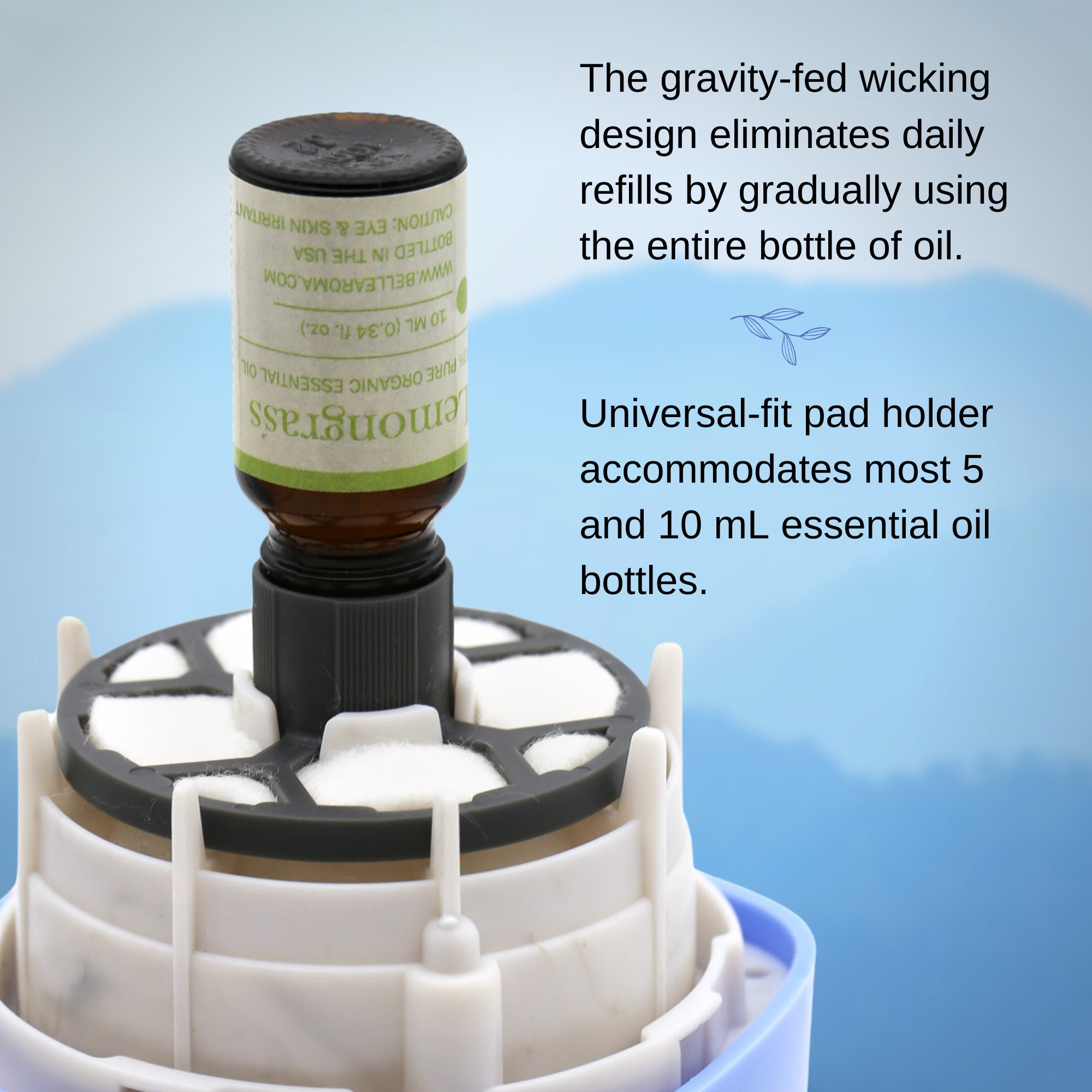 Essential Breeze® Aromatherapy Fan Diffuse Essential Oils With No Water ...