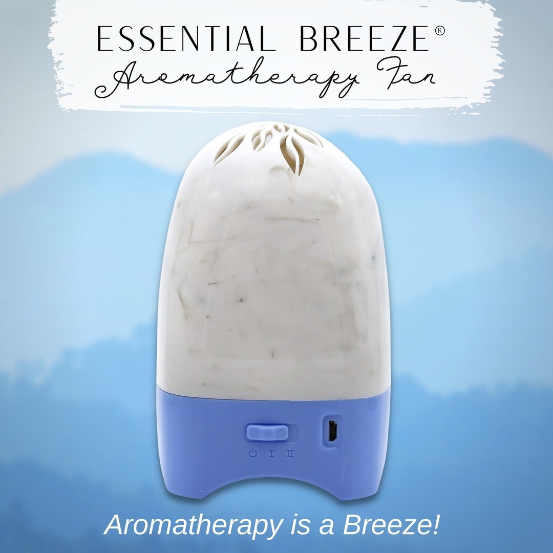 Essential Breeze® Aromatherapy Fan Diffuse Essential Oils With No Water ...