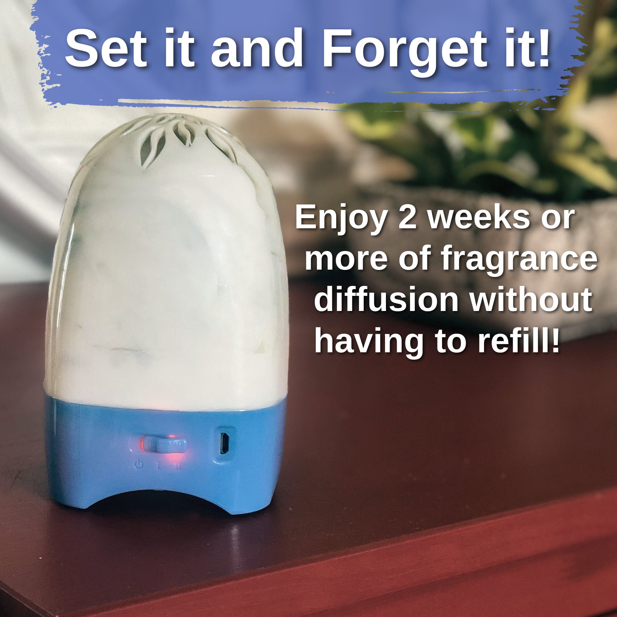 Essential Breeze® Aromatherapy Fan Diffuse Essential Oils With No Water ...