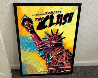 The Clash Framed Poster - Etsy