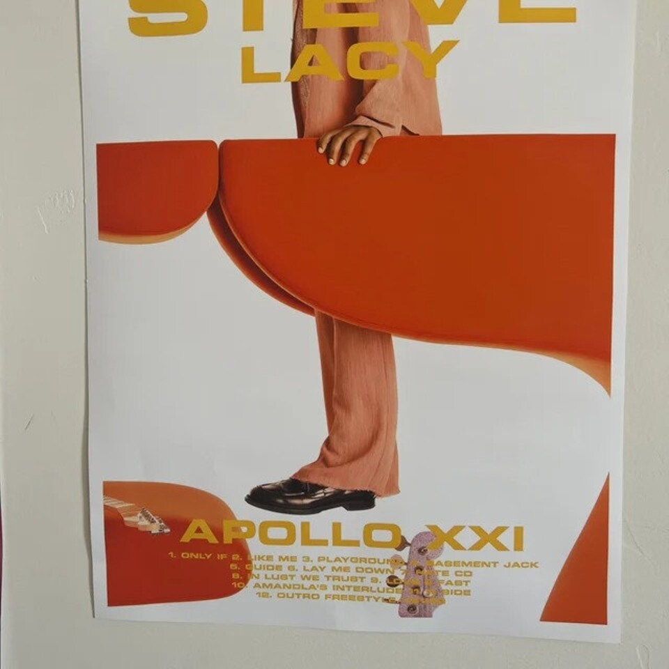 Steve Lacy - Apollo XXI Album Poster, Steve Lacy Album Print, Wall ...