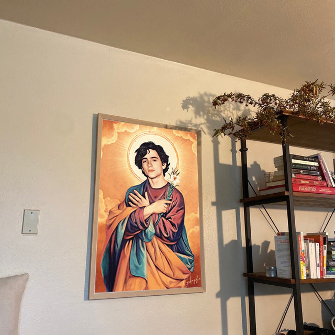 Saint Timothee Chalamet Jesus Timothee Chalamet Poster Wall | Etsy