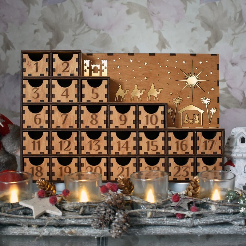 Wooden Calendar - Etsy