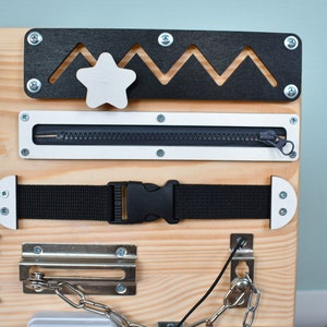 Fidget Sensory Busy Board Montessori Toddler Gift Autism Toys 1st ...