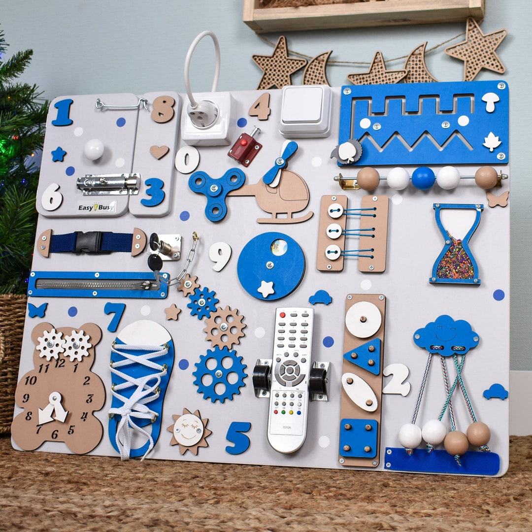 Baby and Toddler Toy Busy Board for 1 2 3 Year Old Gift for Kid Girl ...