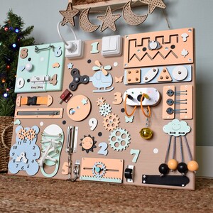 Large Sensory Wall Busy Boards, Montessori Activity Toys, Custom Fidget ...