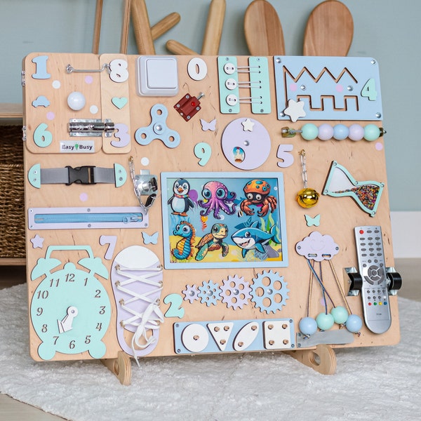 Montessori Big Busy Board - Etsy