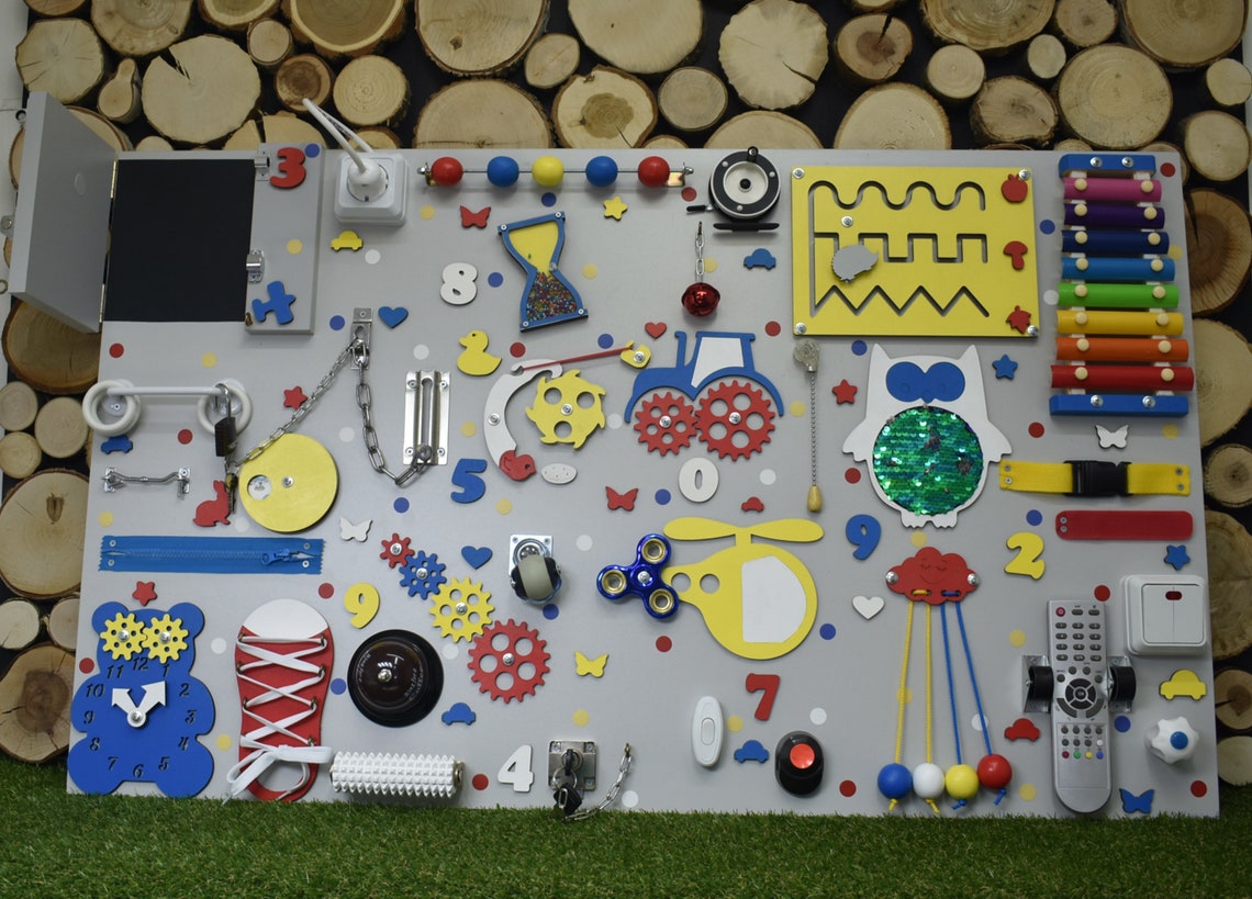 GIANT LARGE 1 METR Large Busy Board Montessori Personalised | Etsy