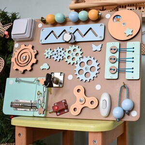 EXTRA LARGE Busy Board Toddler Gift, Sensory Wall Board for 1 2 3 Year ...