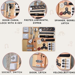 Fidget Toy Busy Board Adult, Dementia Activities Sensory Boards ...