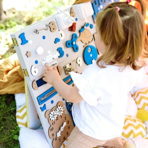 Baby and Toddler Toy Busy Board for 1 2 3 Year Old Gift for Kid Girl ...