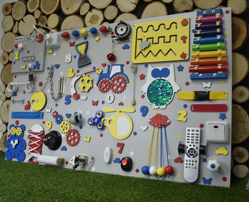 GIANT LARGE 1 METR Large Busy Board Montessori Personalised | Etsy