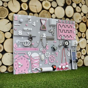 Busy Board 1 2 3 Year Old Baby Girl Boy Gift Toddler Sensory Activity ...