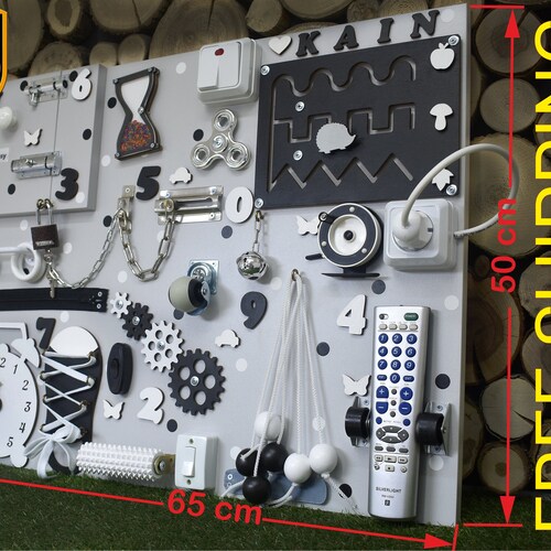 Space Busy Board Boy Baby Sensory Wall Board Montessori Busy - Etsy