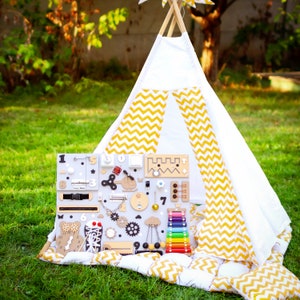 Fidget Board Toy for Adult, Sensory Activity Wall Busy Boards ...