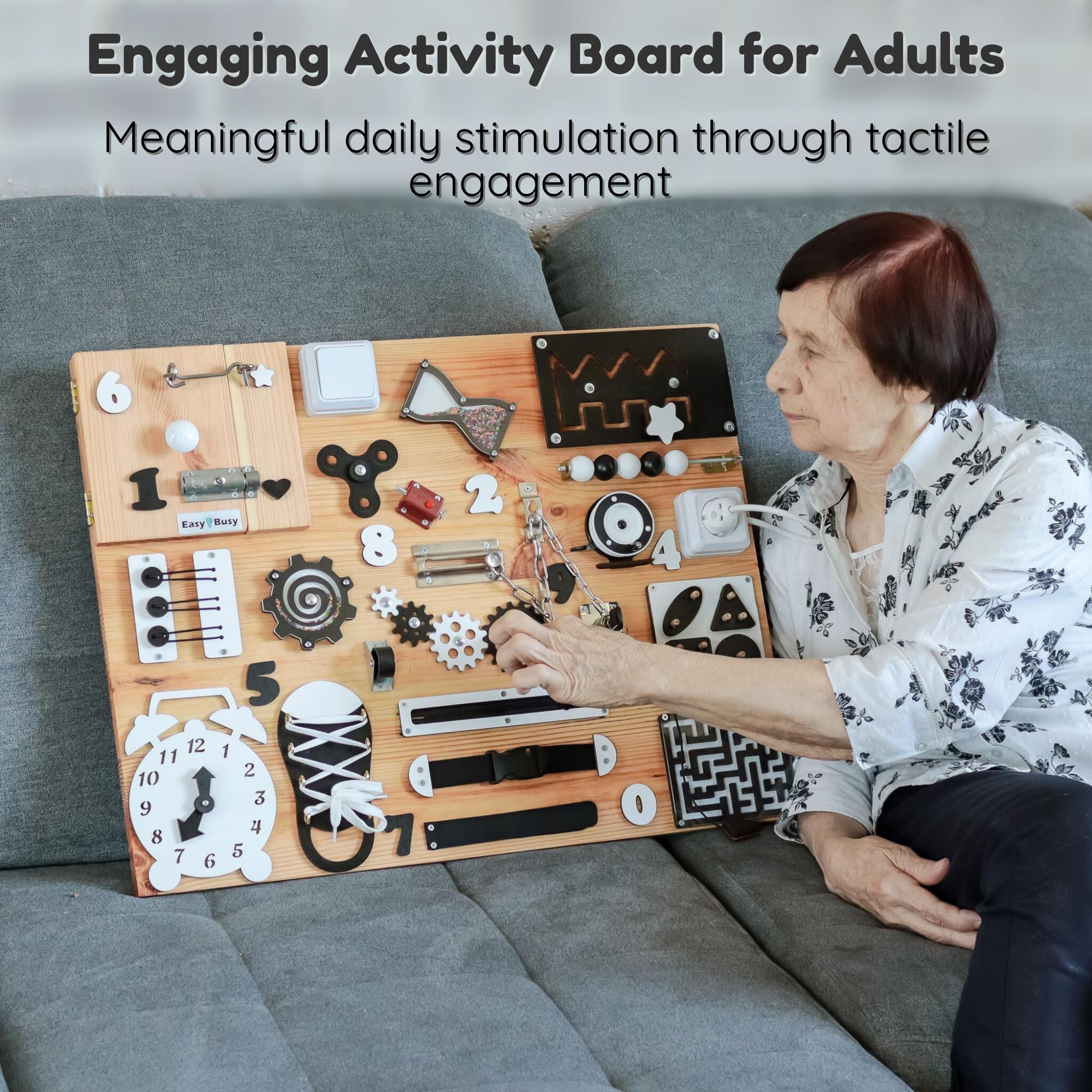 Dementia Busy Board: Sensory Fidget Toy for Alzheimer's & Autism - Etsy