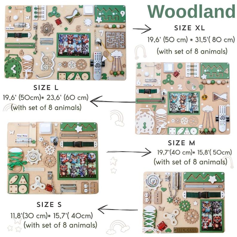 Toddler Busy Board * Christmas Baby Gift * Sensory Board * Montessori ...