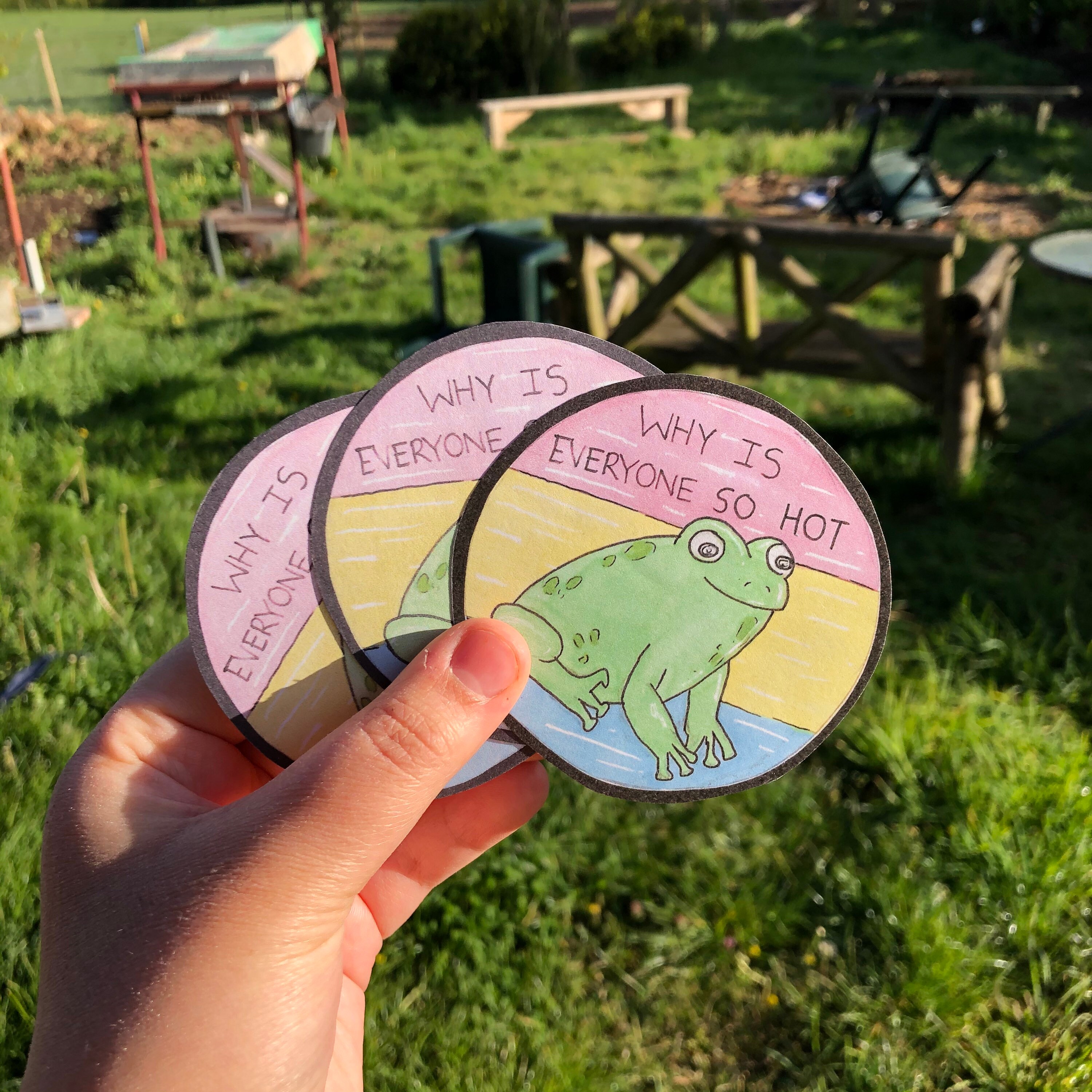 Pansexual Frog Sticker - Etsy