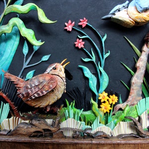Spoils of Spring Automata. Oil Painted Mechanical Birds, Kinetic ...