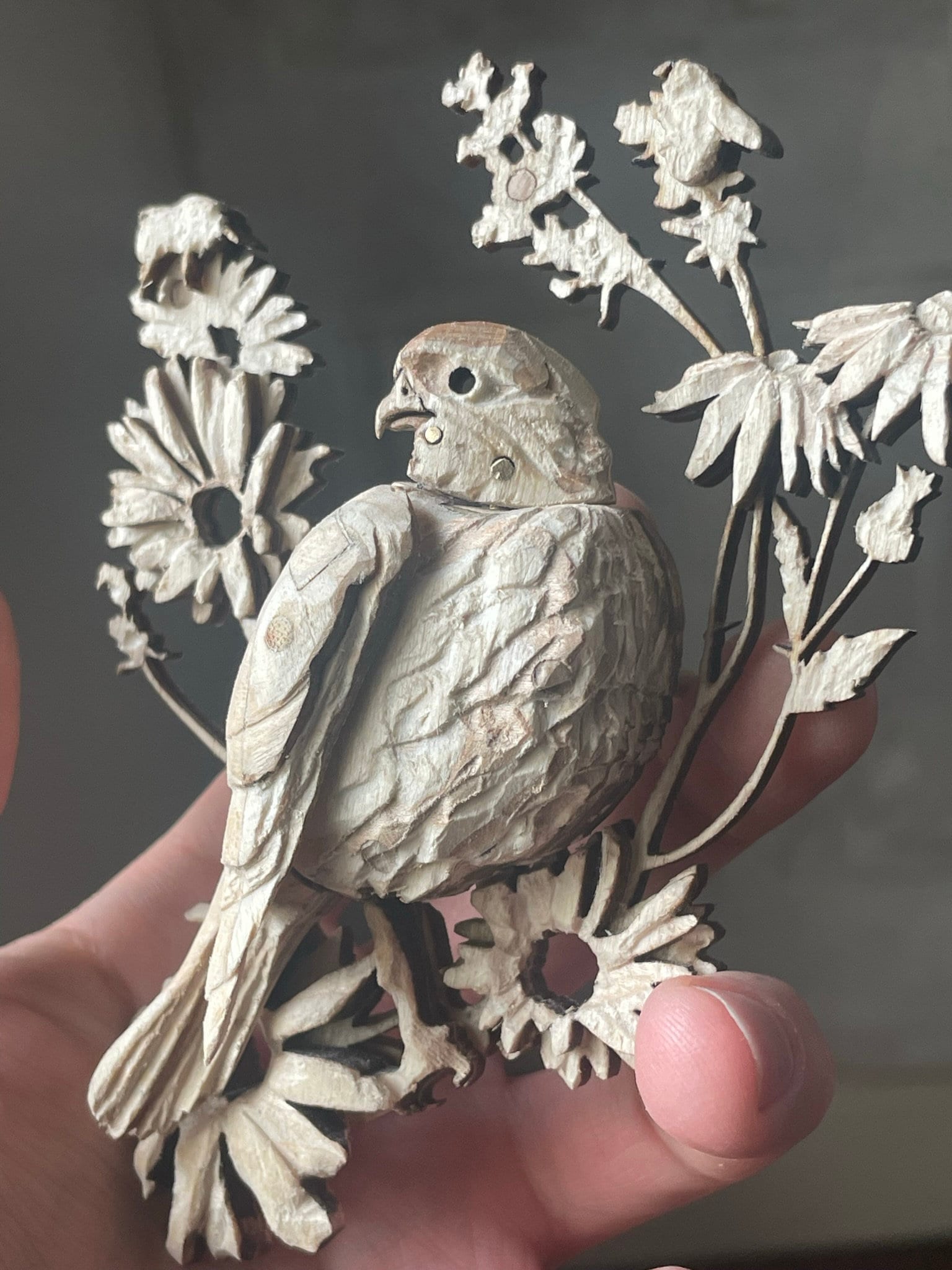 Common Kestrel Automaton. Oil Painted Mechanical Bird Kinetic - Etsy