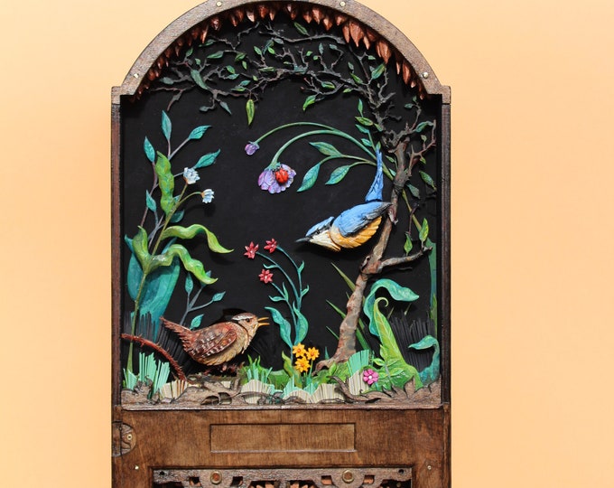 Spoils of Spring Automata. Oil Painted Mechanical Birds - Etsy