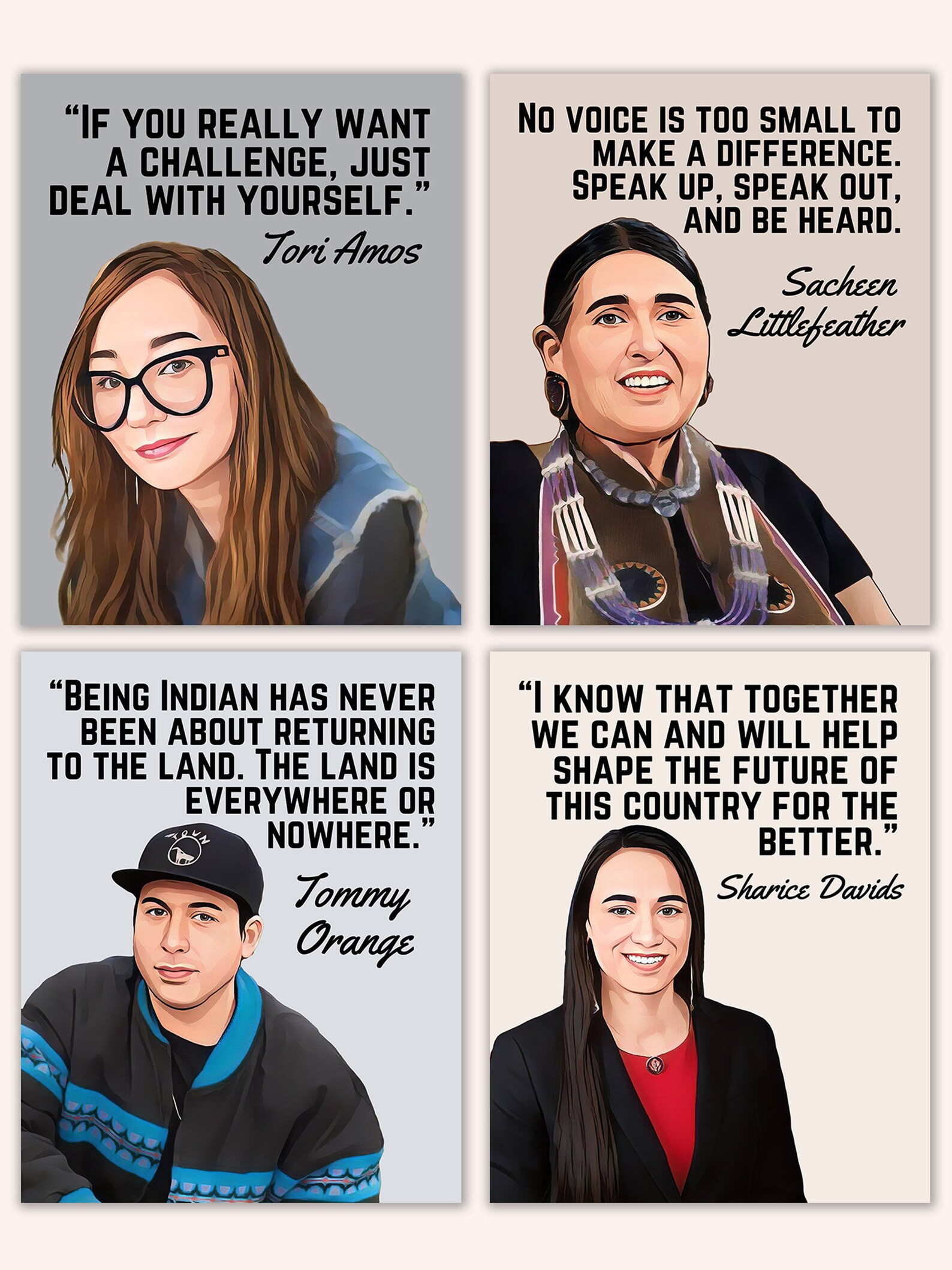 Famous Native American Leaders, Printable Indigenous Posters, National ...