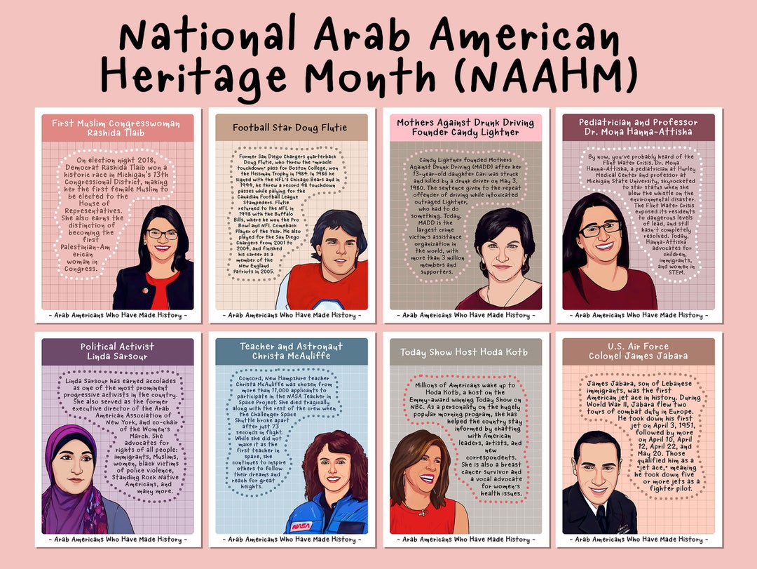 8 Notable Arab Americans Who Have Made History, National Arab American ...