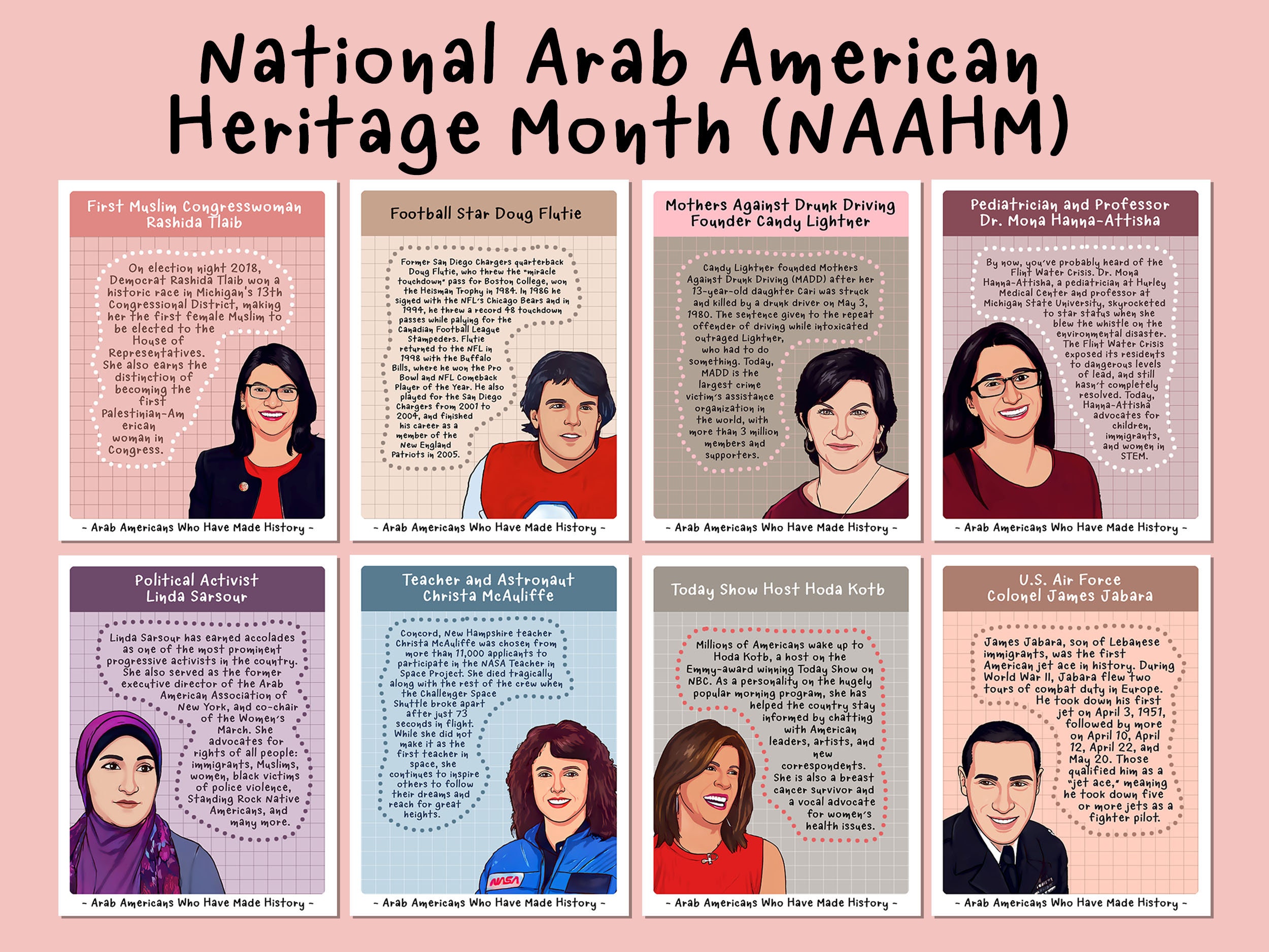 8 Notable Arab Americans Who Have Made History, National Arab American ...