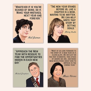 32 Posters, Inspiring and Motivational New Year Quotes 2025, Famous ...