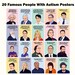 Famous People With Autism Posters, National Autism Acceptance Month ...