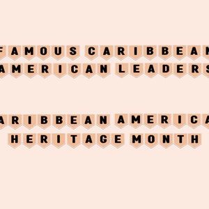 16 Faces, Caribbean American Heritage Month, Caribbean American Leaders ...