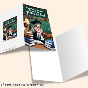Birthday Card Printable - Scholarly Humor With Complex Equations for ...