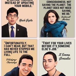 Influential Children Quotes, Kids Who Changed the World, Printable ...