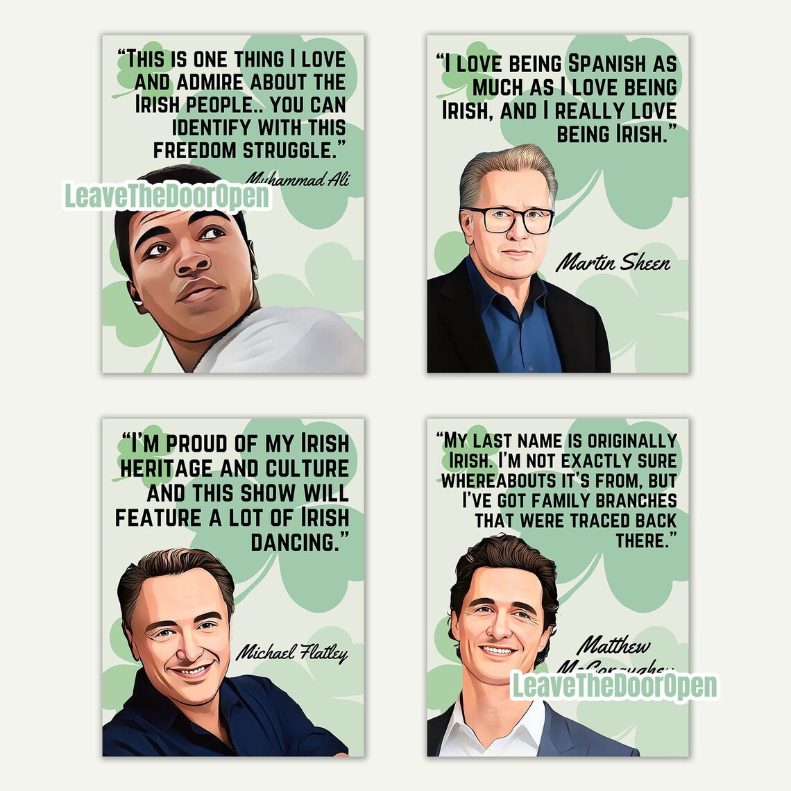 20 Famous Irish Americans Quotes, Irish American Heritage Month, Saint ...