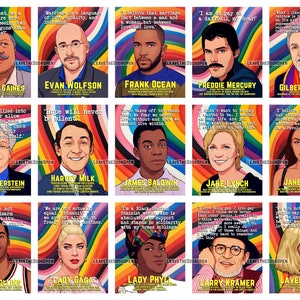 Pride Month Posters, LGBT History Month Bulletin Board Display, 44 ...