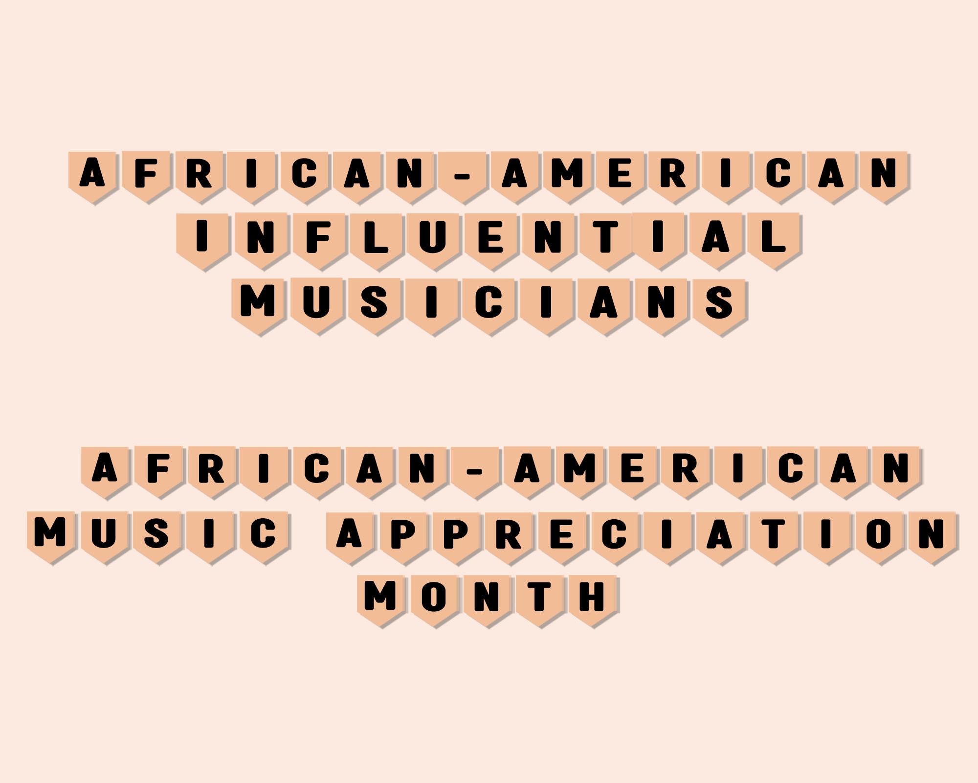 African-american Music Appreciation Month Posters, Bulletin Board Set ...