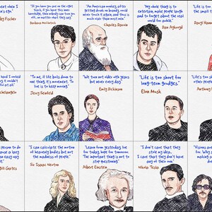 Famous People With Autism,15 Printable Posters, Autism Awareness Day ...