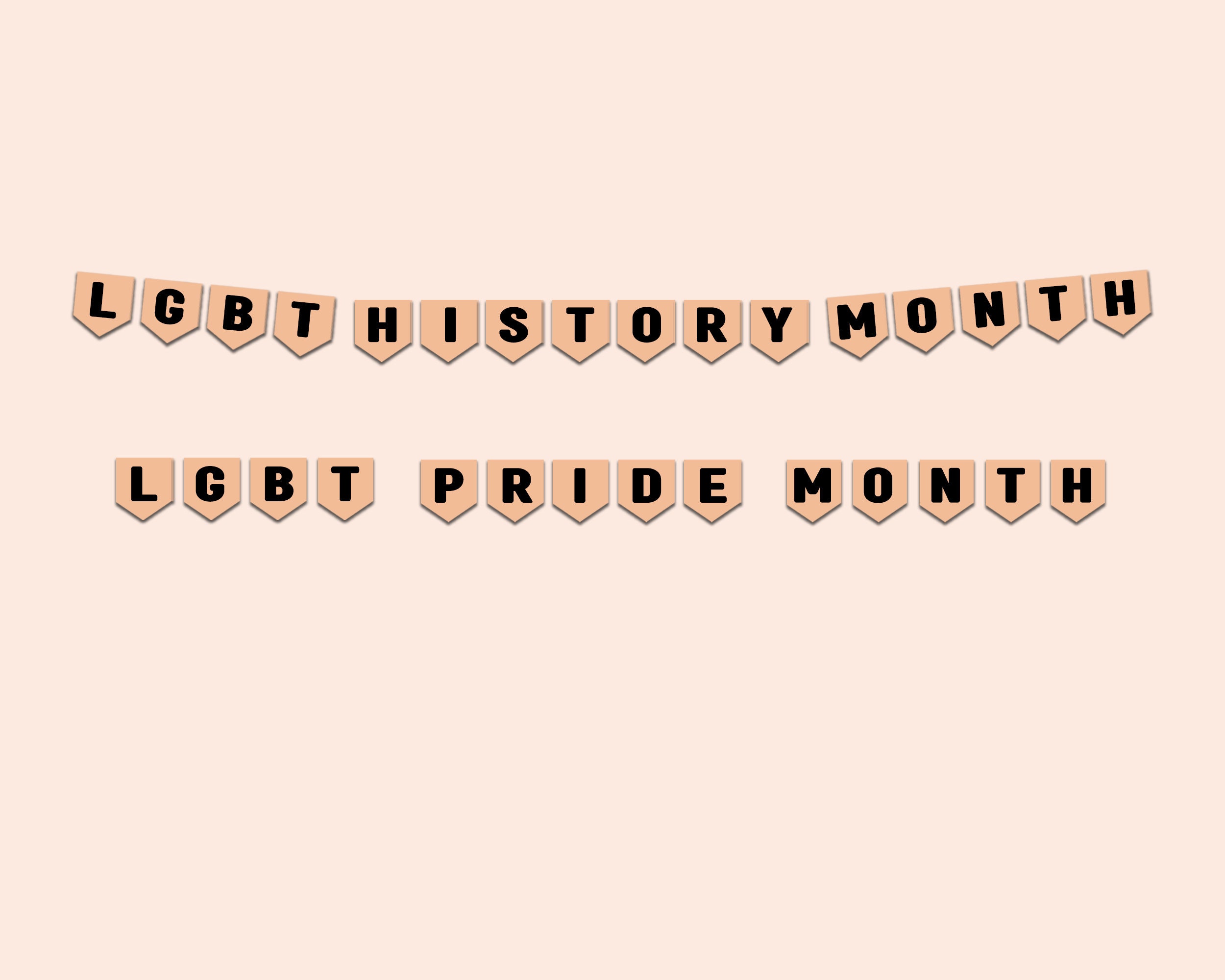 LGBTQ History Month LGBT Pride Month 25 Elementary - Etsy