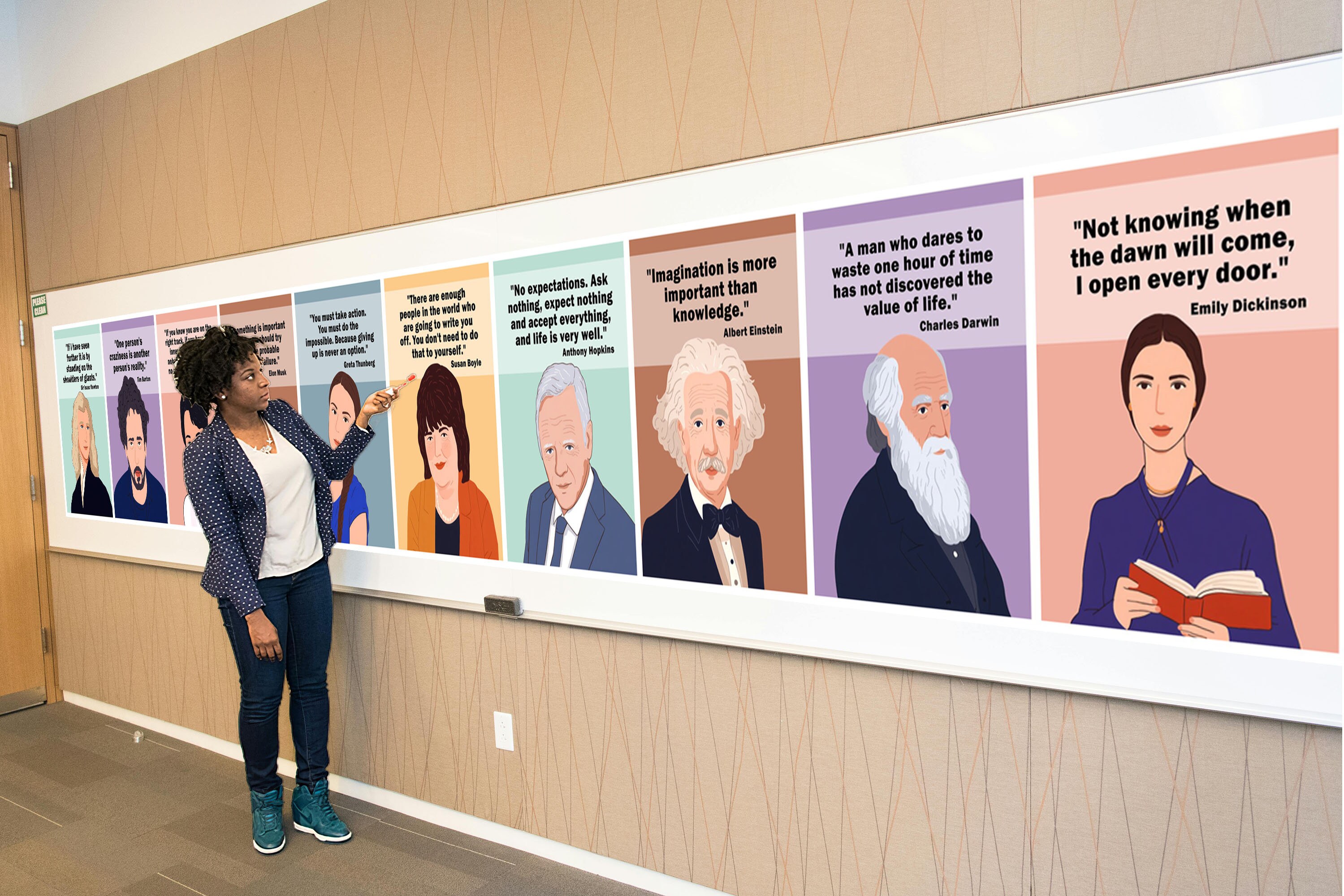 Famous People With Autism Poster | Earth Tone Classroom Art (digital ...