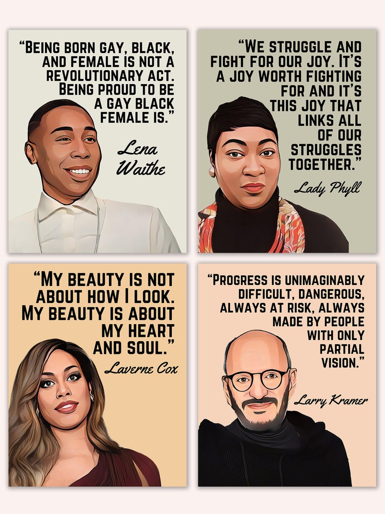 LGBT History Month Lgbt Pride Month Classroom Posters - Etsy
