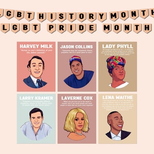 LGBTQ History Month LGBT Pride Month 25 Elementary - Etsy