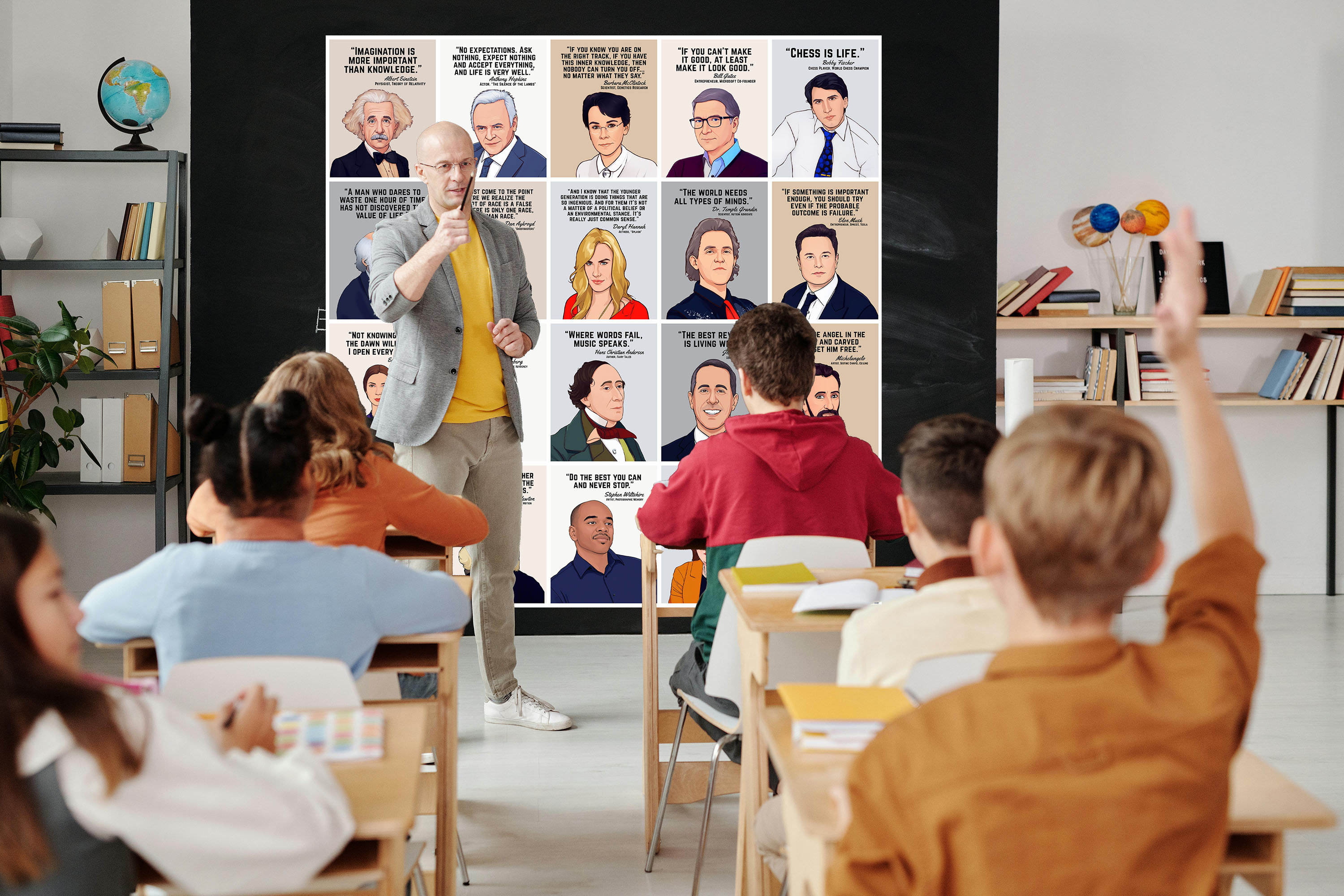 Famous People With Autism Posters, National Autism Acceptance Month ...