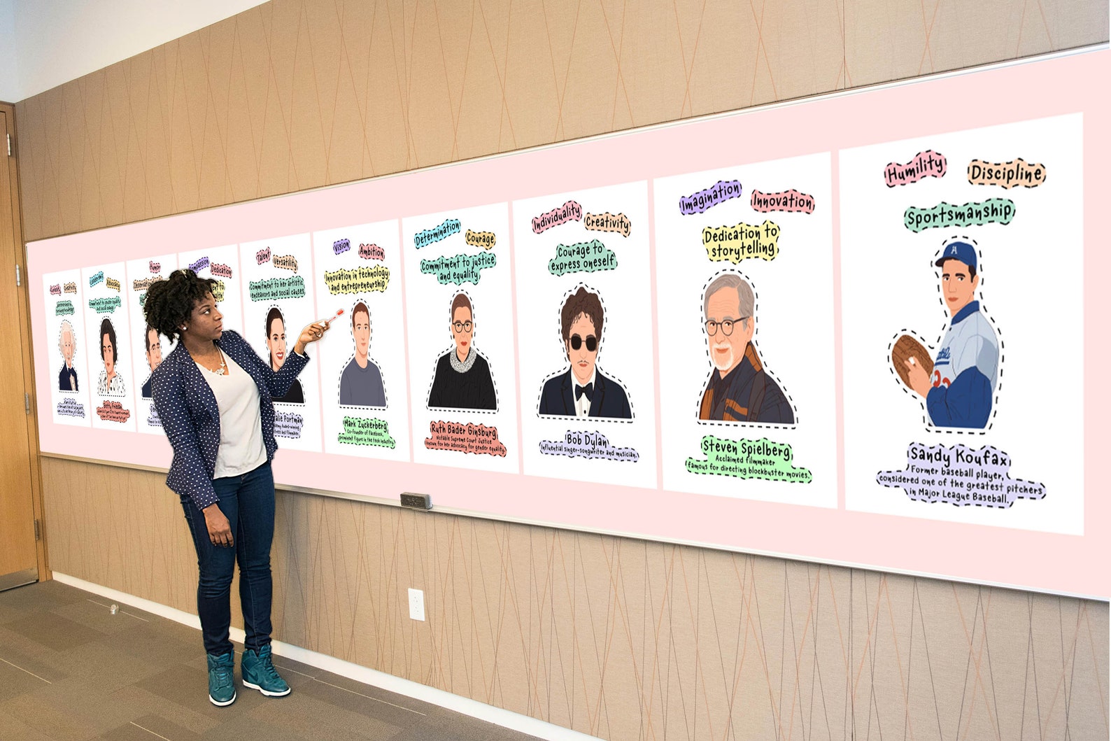 Jewish American Heritage Month Poster Set 20 Inspirational Icons for ...