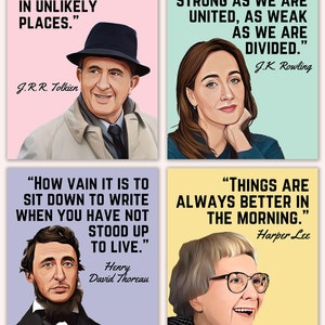 Quotes by Famous Authors, Literary Quotes Posters, Printable Posters ...