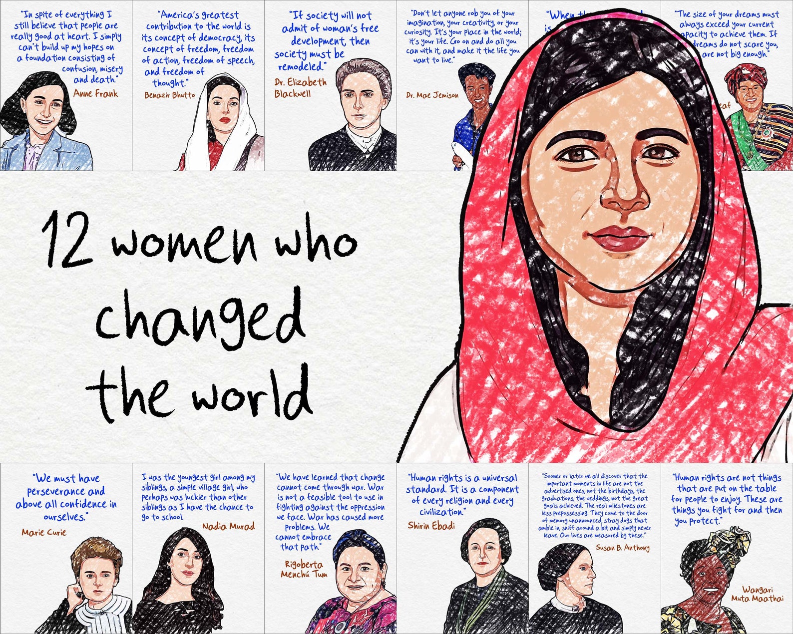 12 Famous Women in History Who Changed the World, Women's History Month ...