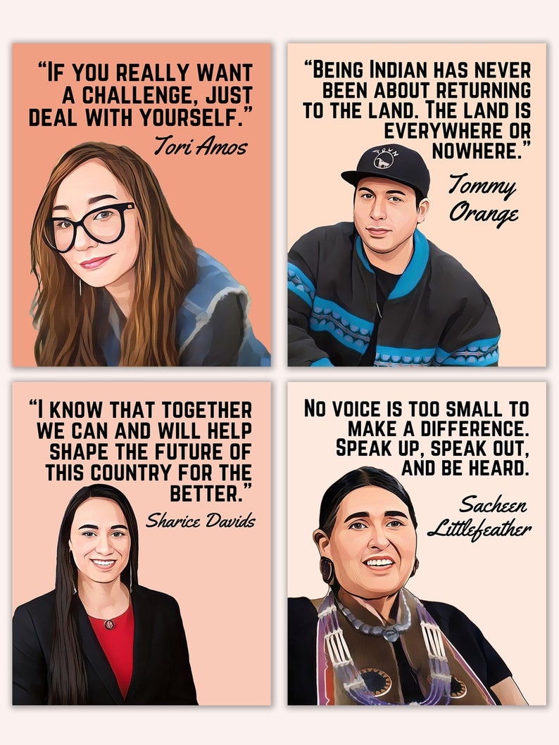 Famous Native American Leaders, Printable Indigenous Posters, National ...