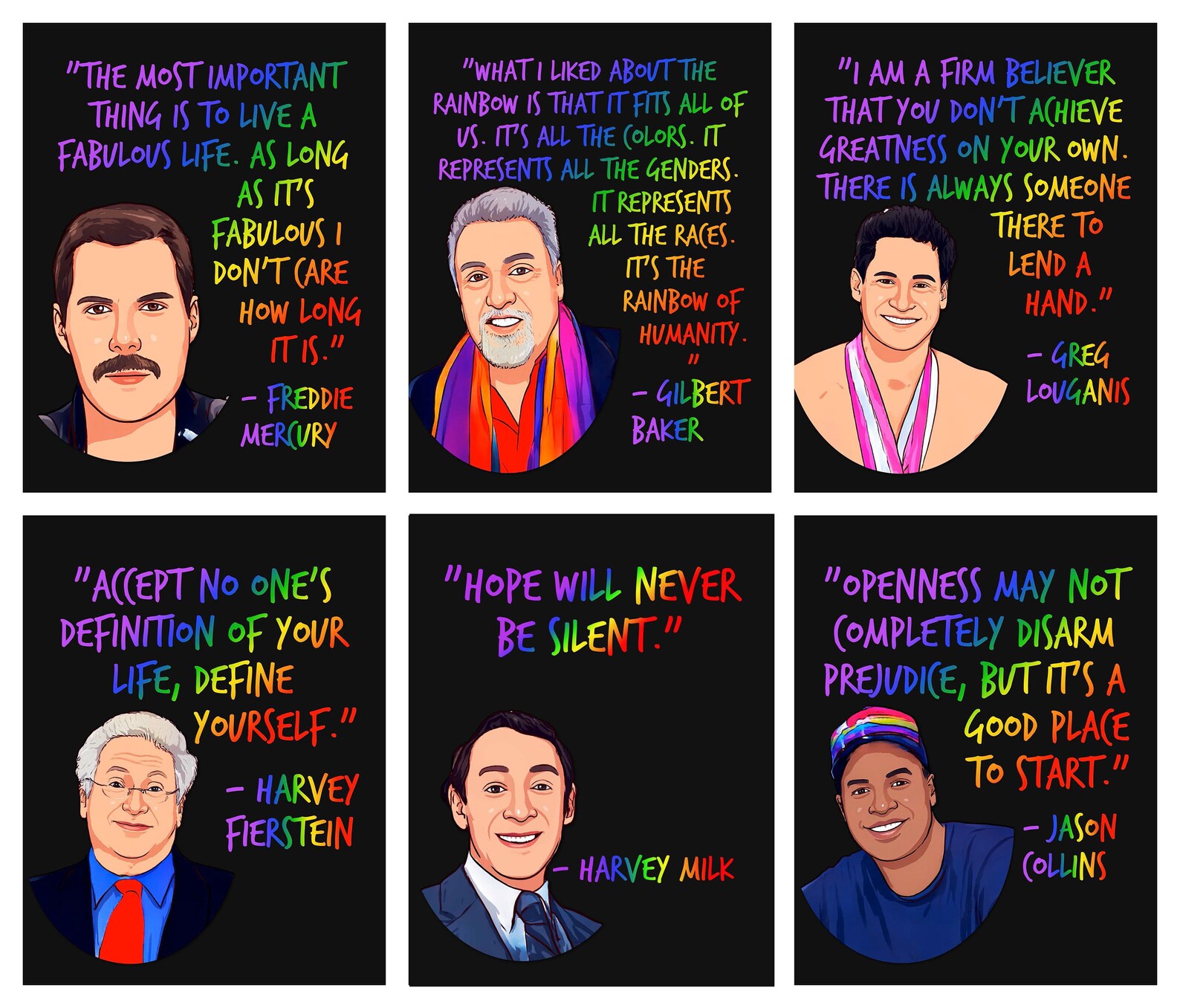 LGBT Pride Month, LGBT History Month, Printable Quotes, Classroom Decor ...