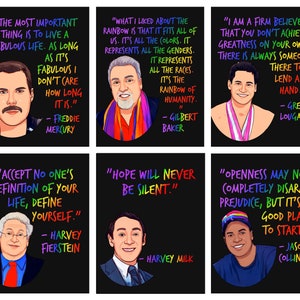 LGBT Pride Month, LGBT History Month, Printable Quotes, Classroom Decor ...
