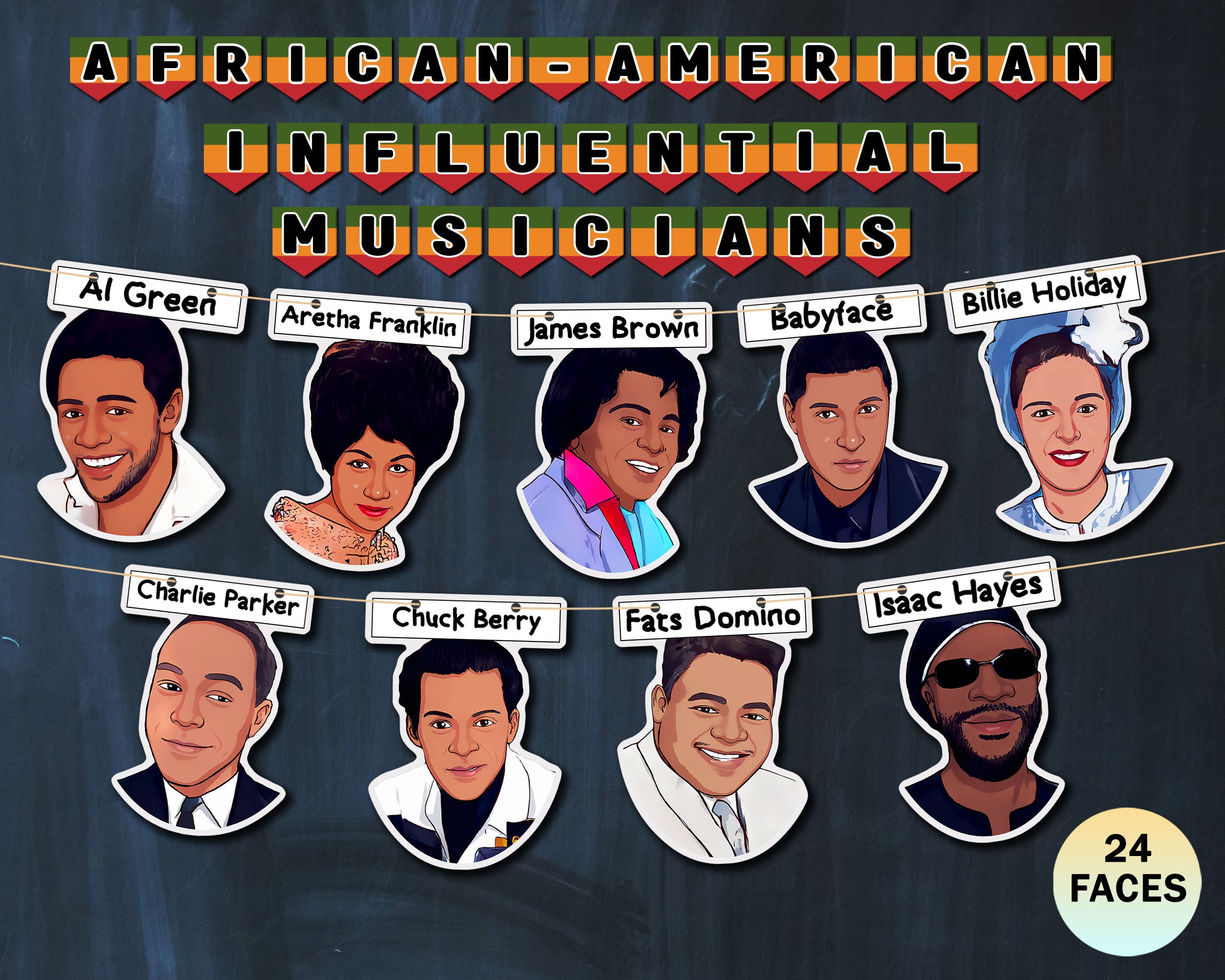 24 Faces, African American Music Appreciation Month, Black Artists ...