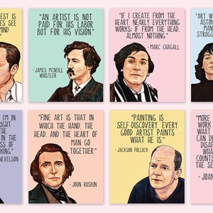 40 Art Quotes for Kids by Famous Artists - Classroom & Office ...